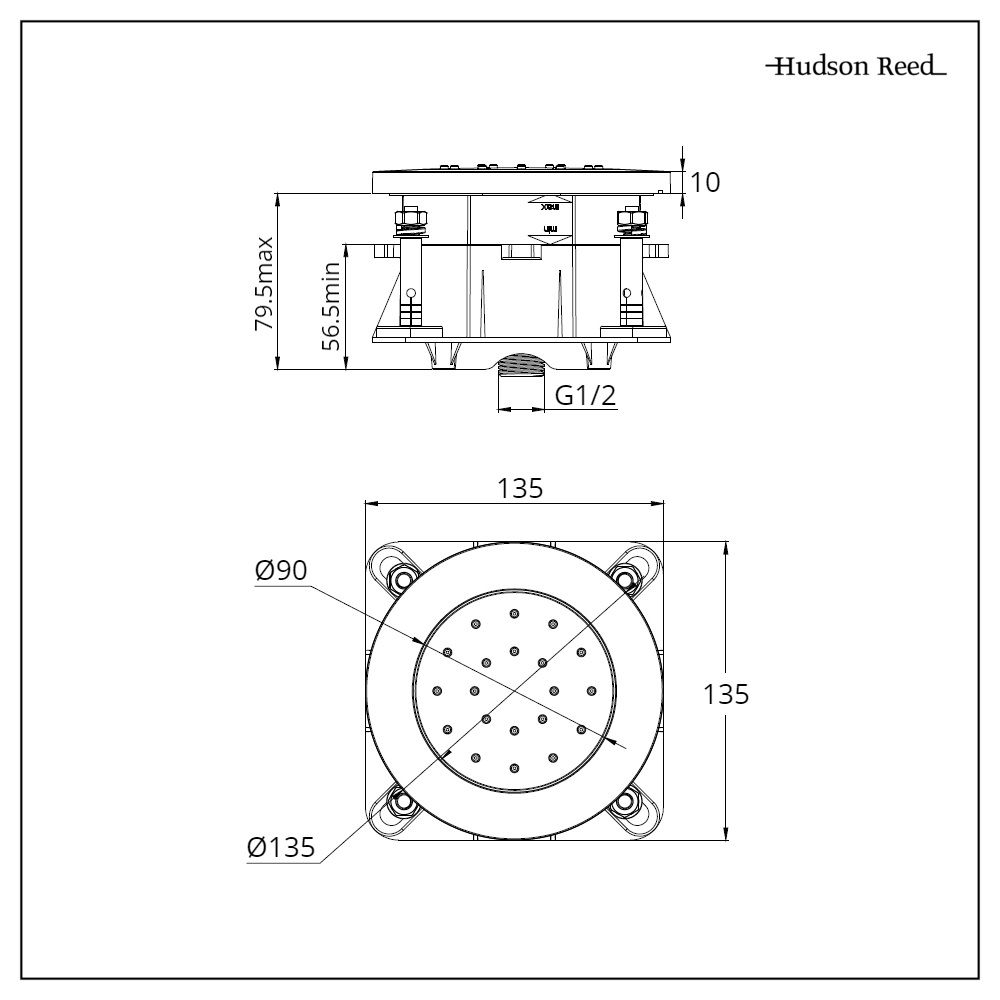 Idrogetto Rotondo Moderno - Finiture a Scelta - Otto